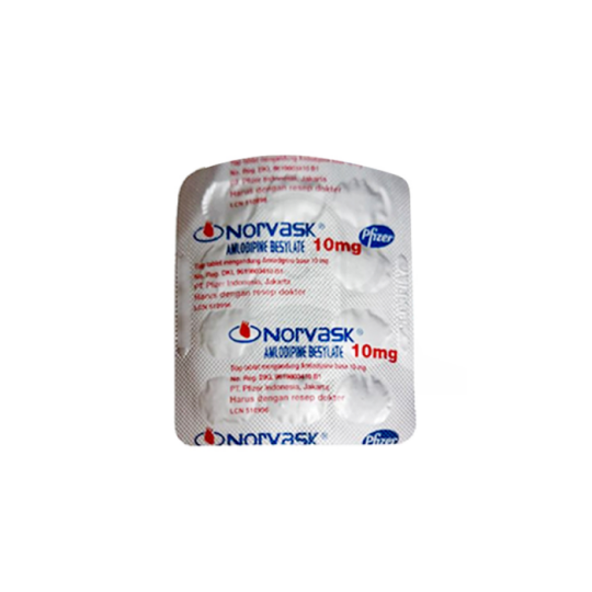 Norvask 10 mg 10 Tablet – Bali Pharmacy