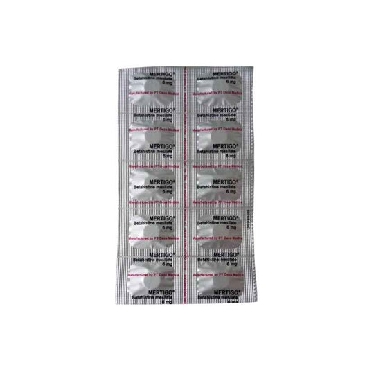 Mertigo 6 mg 10 Tablet – Bali Pharmacy
