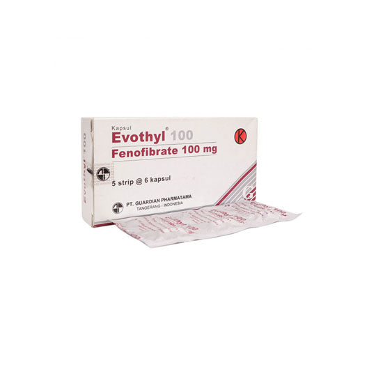 Evothyl 100 mg 6 Kapsul – Bali Pharmacy