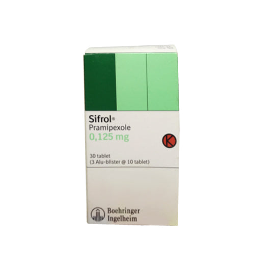 Sifrol 0.125 mg 10 Tablet – Bali Pharmacy