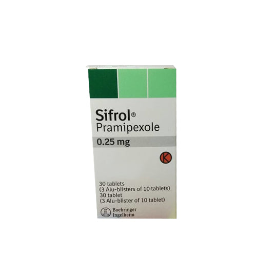 Sifrol 0.25 mg 10 Tablet – Bali Pharmacy