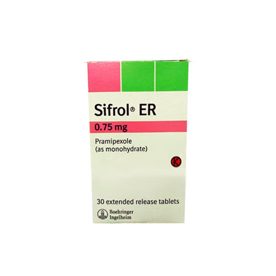Sifrol ER Tablet 0.75 mg – Bali Pharmacy