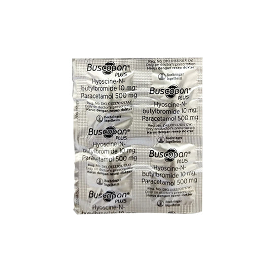 Buscopan Plus 4 Tablet – Bali Pharmacy