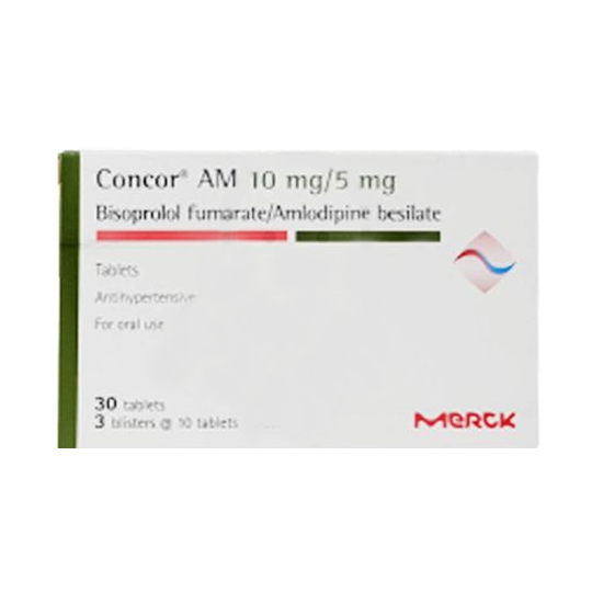 Concor AM 10 mg/5 mg 10 Tablet – Bali Pharmacy