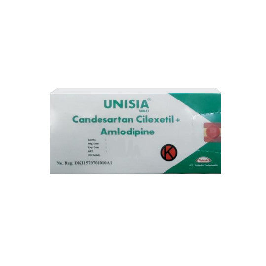 Unisia 8 mg/5 mg 10 Tablet – Bali Pharmacy