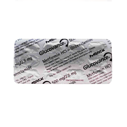 Glucovance 2.5 mg/500 mg 15 Tablet – Bali Pharmacy
