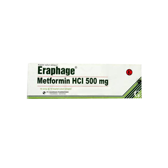 Eraphage 500 mg 10 Kaplet – Bali Pharmacy