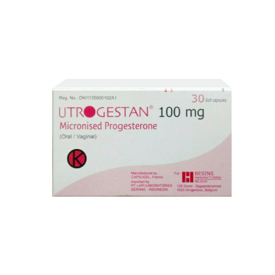 Utrogestan 100 mg 15 Kapsul – Bali Pharmacy