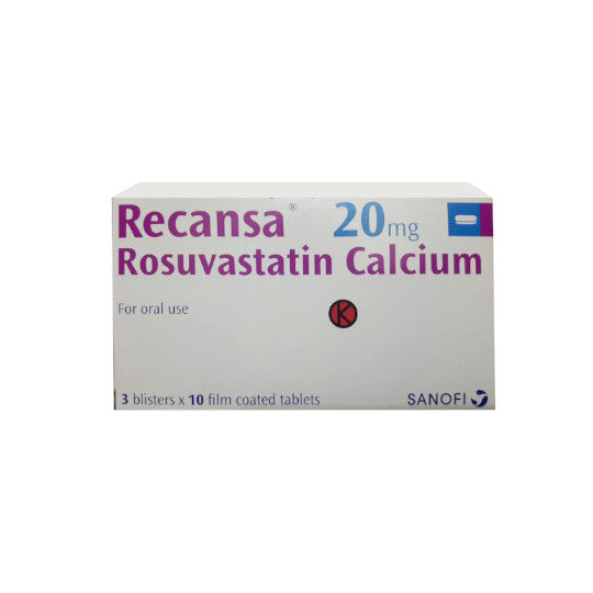 Recansa 20 mg 10 Tablet – Bali Pharmacy