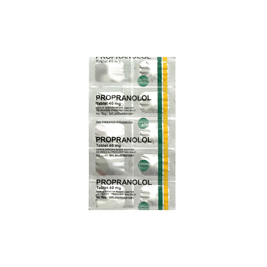 Propranolol 40 mg 10 Tablet – Bali Pharmacy