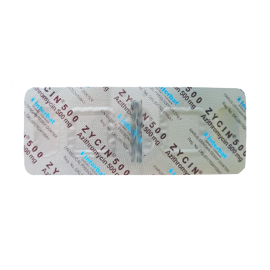Zycin 500 mg 3 Kaplet – Bali Pharmacy