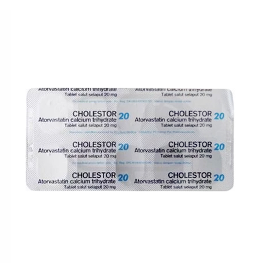 Cholestor 20 mg 10 Tablet – Bali Pharmacy