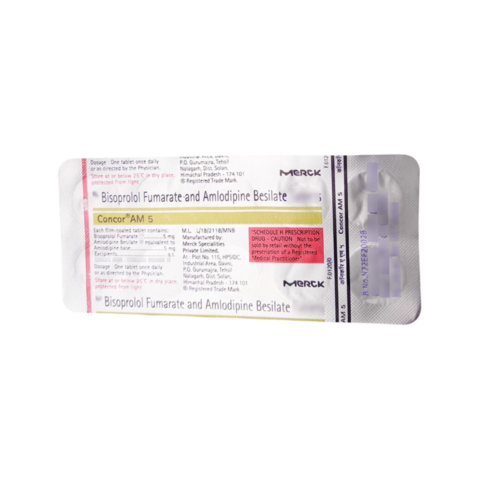 Concor AM 5 mg/5 mg 10 Tablet – Bali Pharmacy