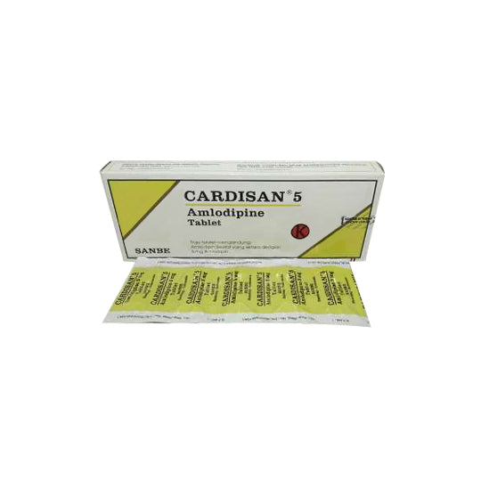 Cardisan 5 mg 10 Tablet – Bali Pharmacy
