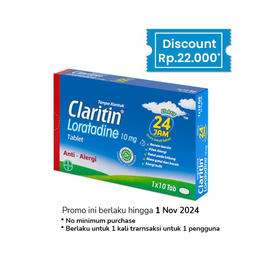 Claritin 10 mg 10 Tablet – Bali Pharmacy