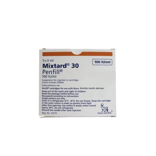 Mixtard 30 HM 100 IU/ml Penfill – Bali Pharmacy