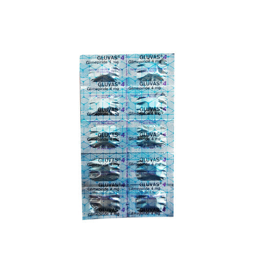 Gluvas 4 mg 10 Tablet – Bali Pharmacy